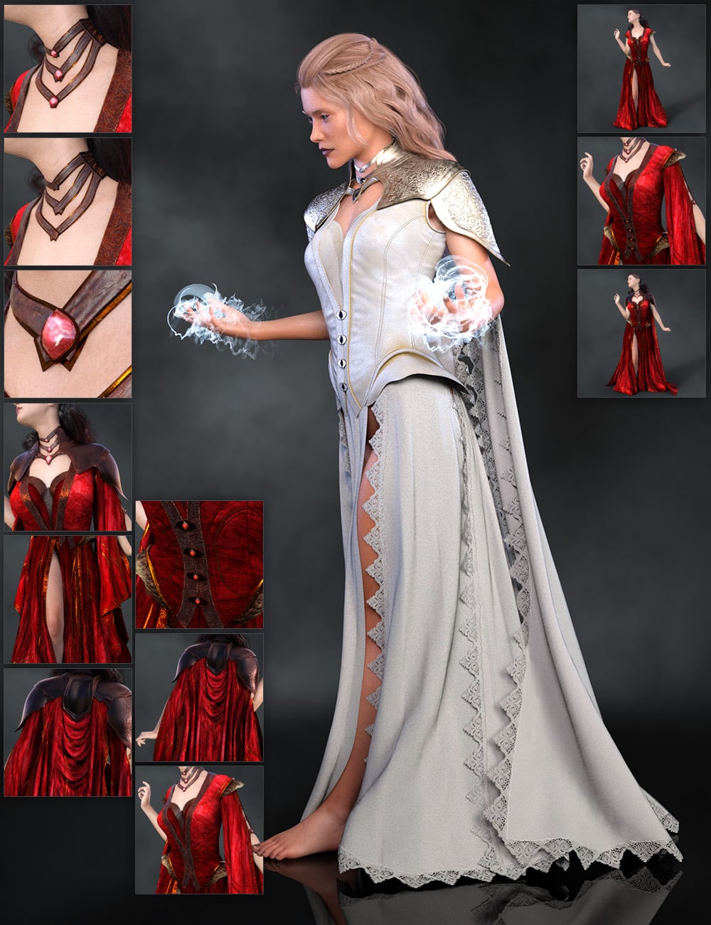 dForce War Witch Bundle for Genesis 8 and 8.1 | Daz 3D