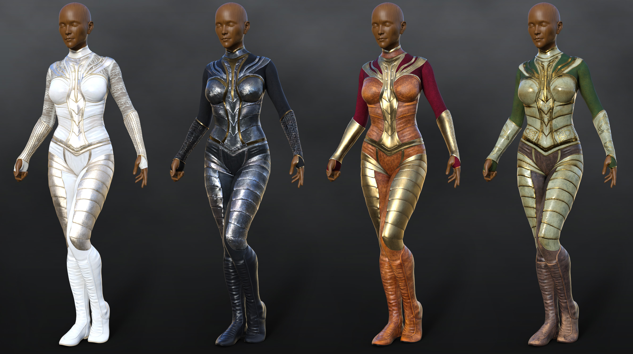 dForce War Witch Bundle for Genesis 8 and 8.1 | Daz 3D