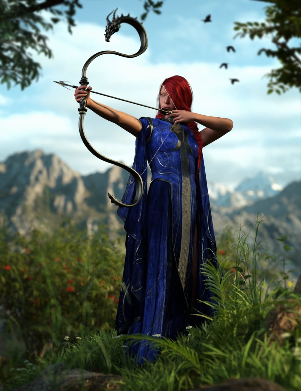 dForce War Witch Bundle for Genesis 8 and 8.1 | Daz 3D