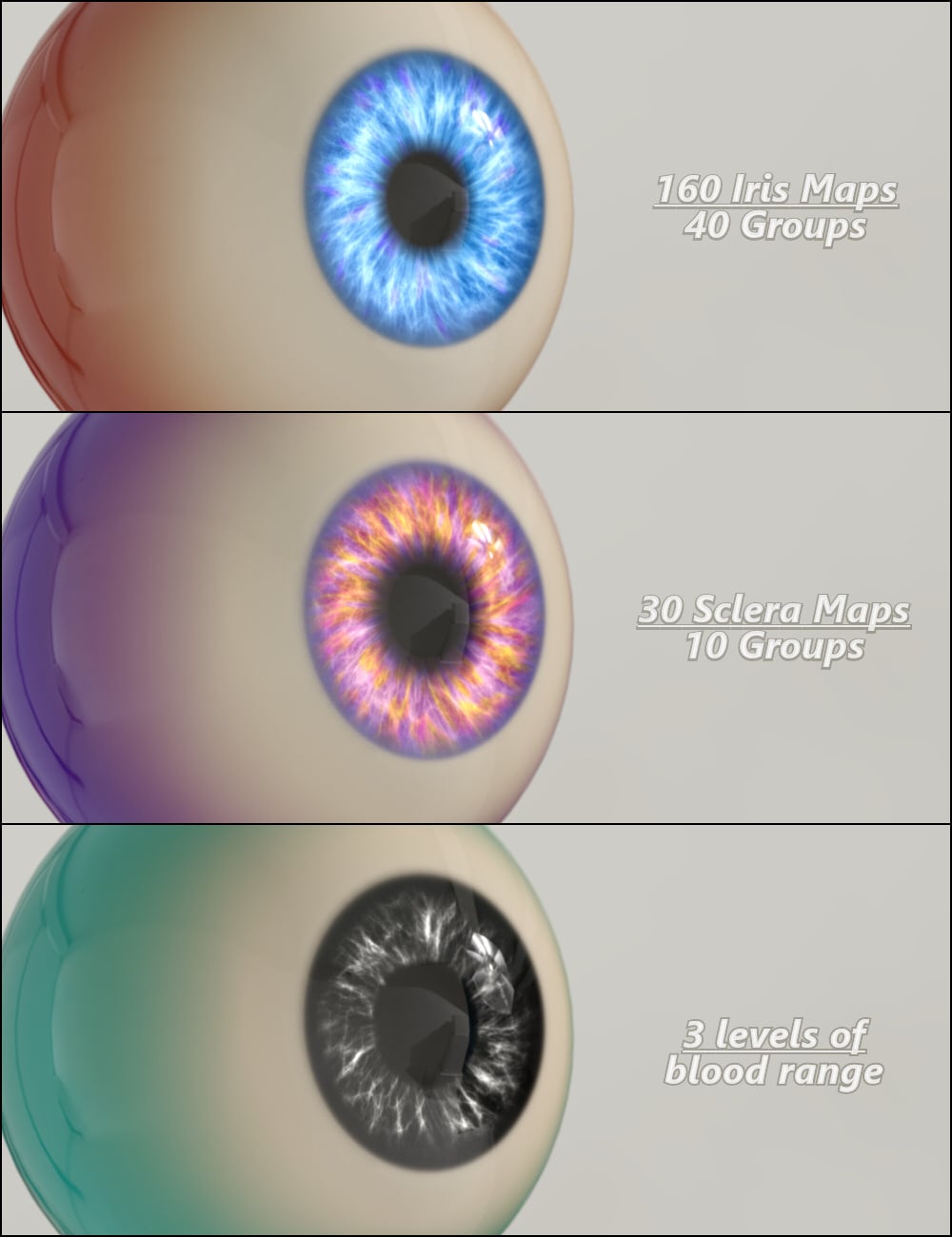 MMX Beautiful Eyes Set 13 for Genesis 9 | Daz 3D