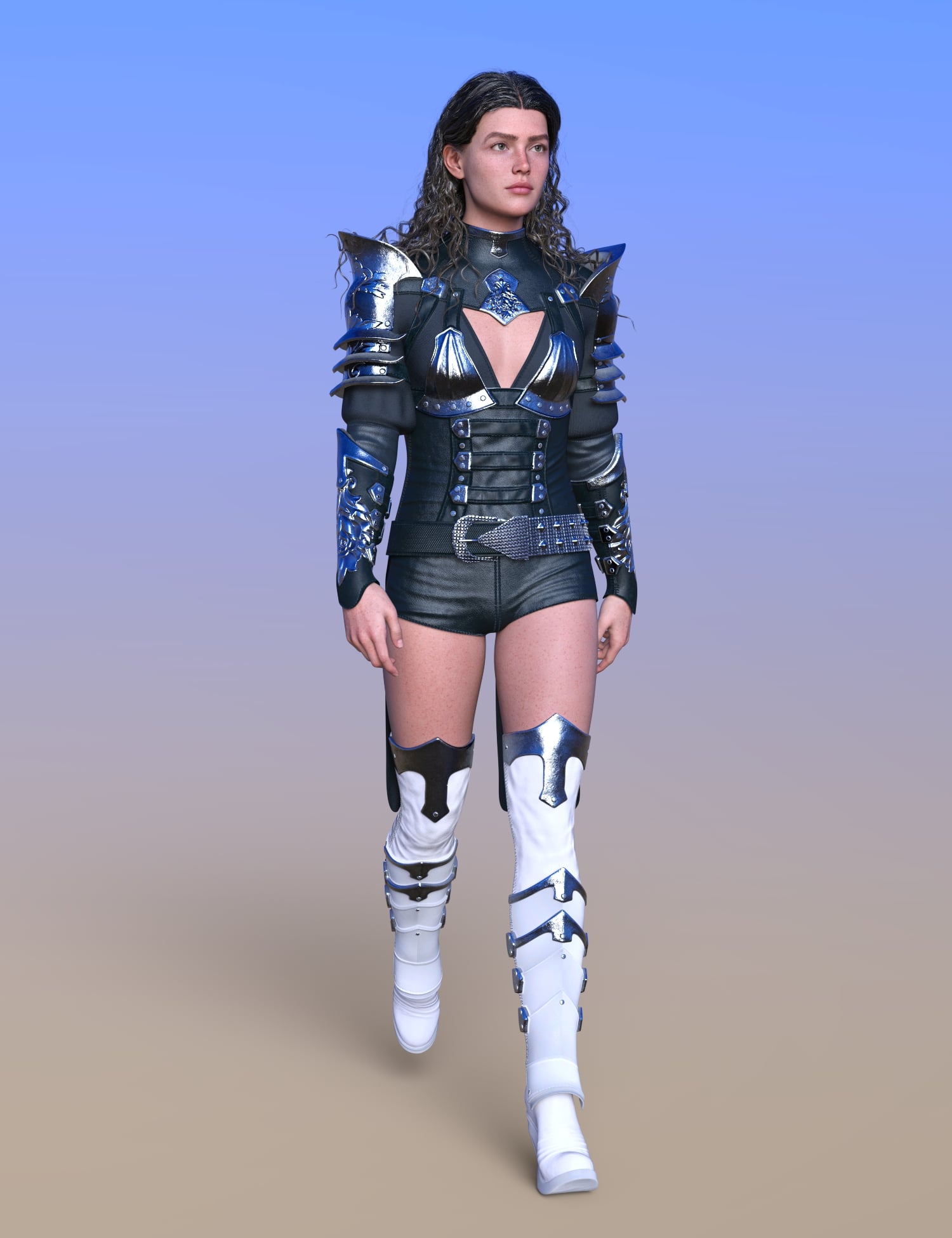 dForce SPR Valkyrie Suit for Genesis 9 | Daz 3D