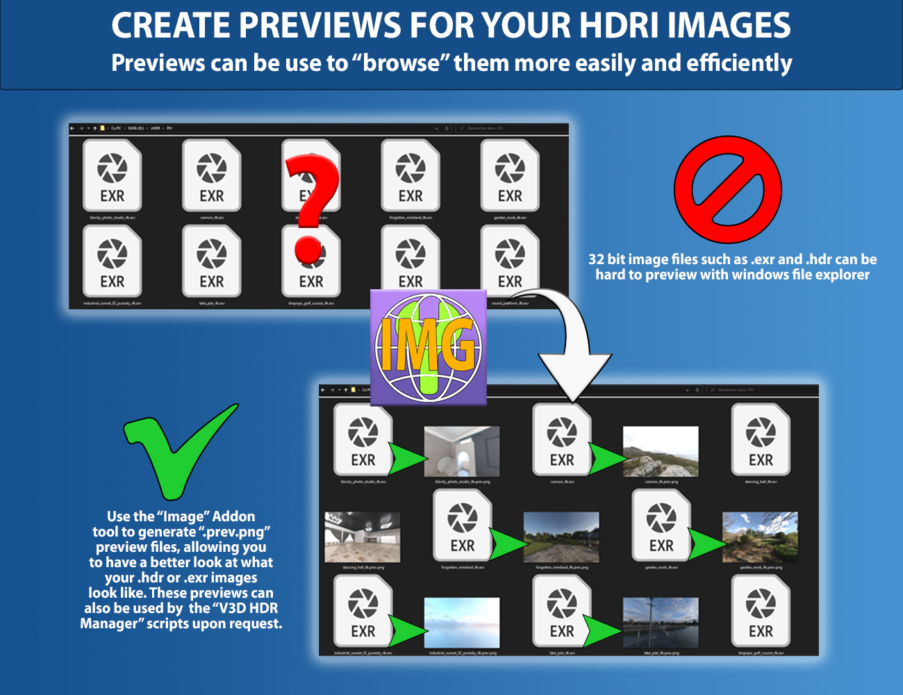 V3D HDR Add-On Tools | Daz 3D