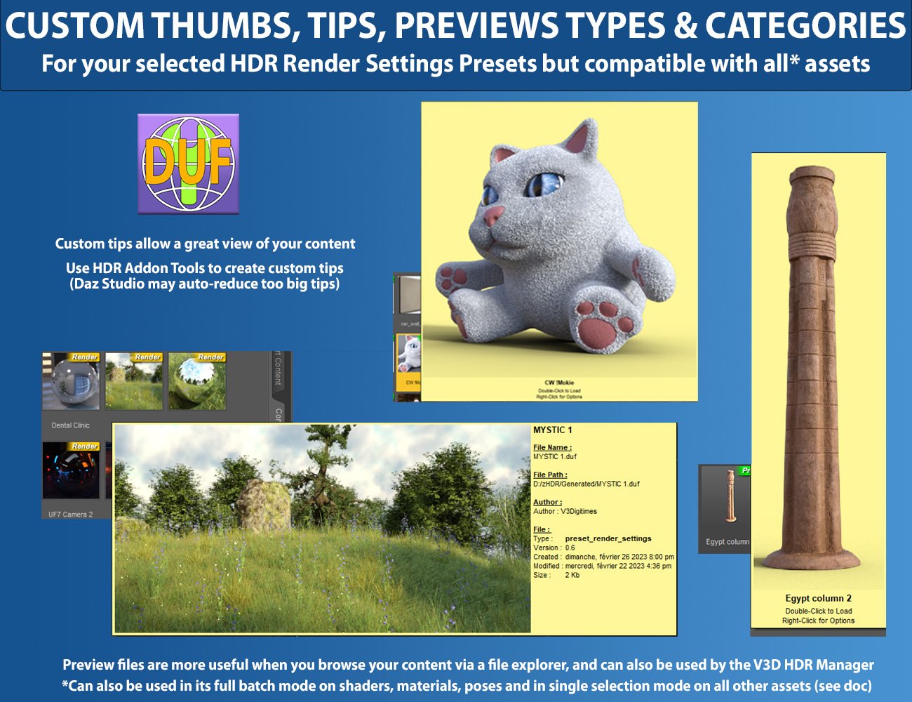 V3D HDR Add-On Tools | Daz 3D