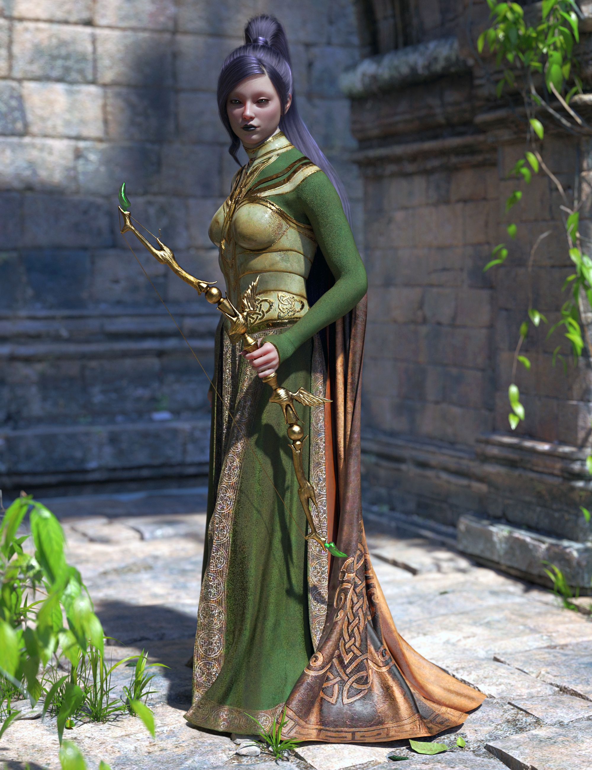 dForce War Witch Bundle for Genesis 9 | Daz 3D