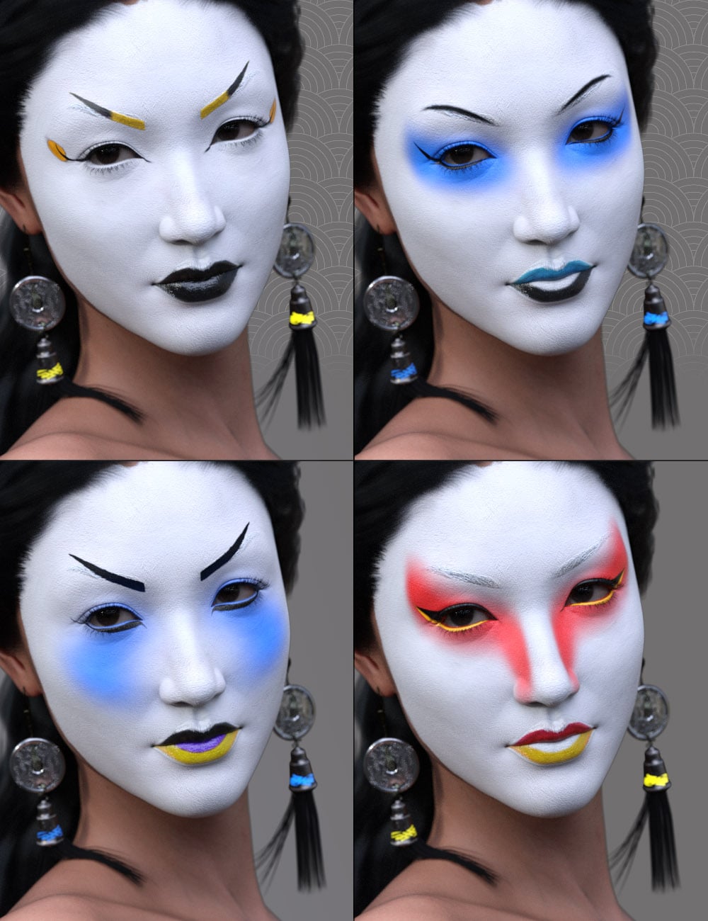 Geisha Builder Geoshells for Genesis 9 | Daz 3D