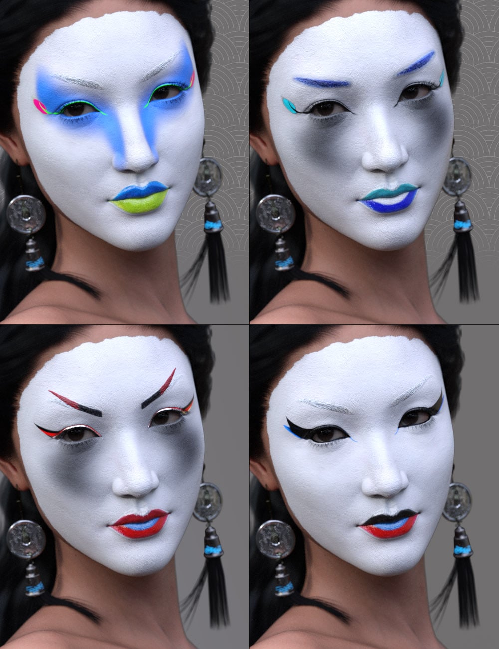 Geisha Builder Geoshells for Genesis 9 | Daz 3D