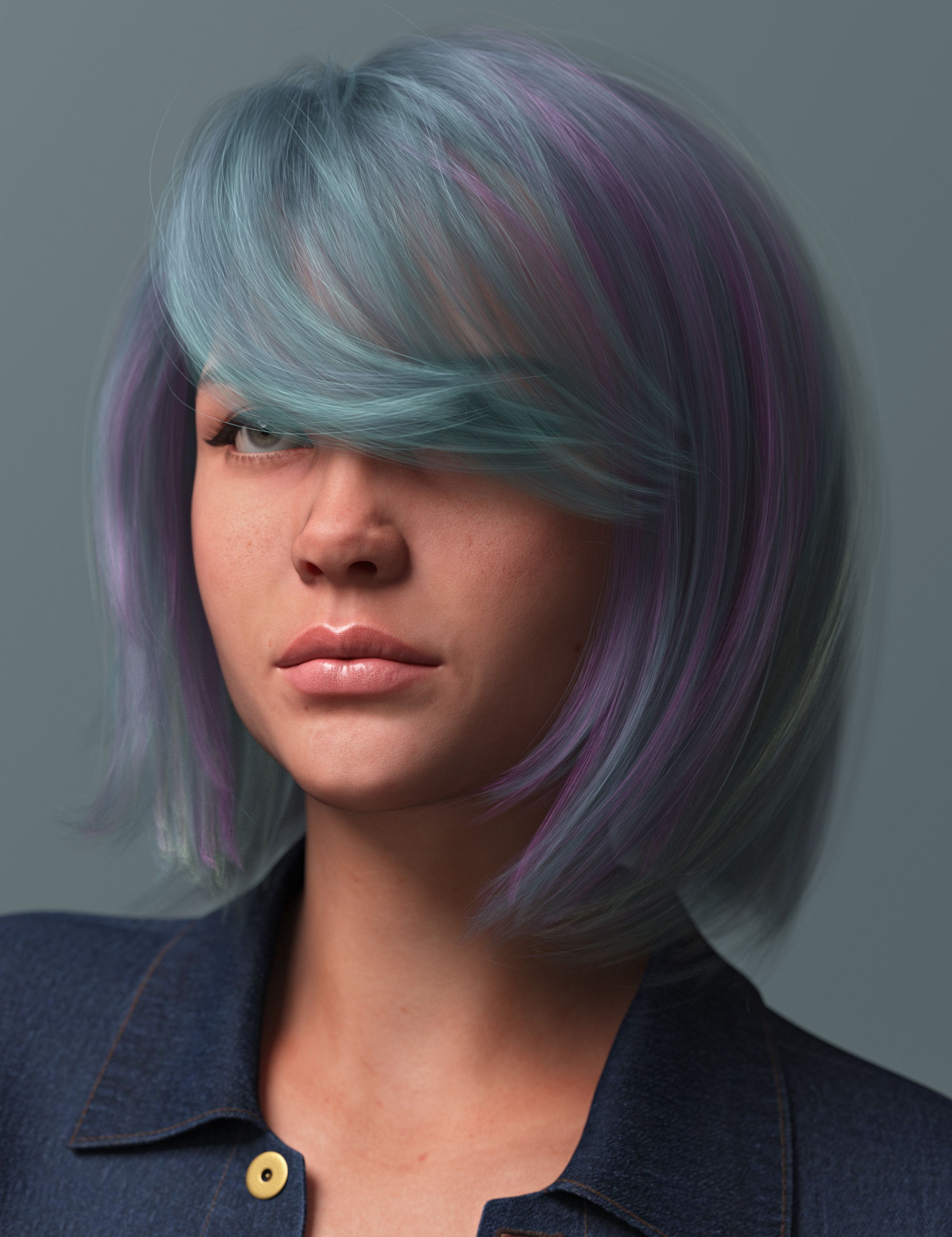 Spring Style Bob Hair Color Expansion | Daz 3D