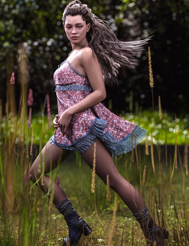 dForce CB Indigo Clothing Set for Genesis 9 | Daz 3D