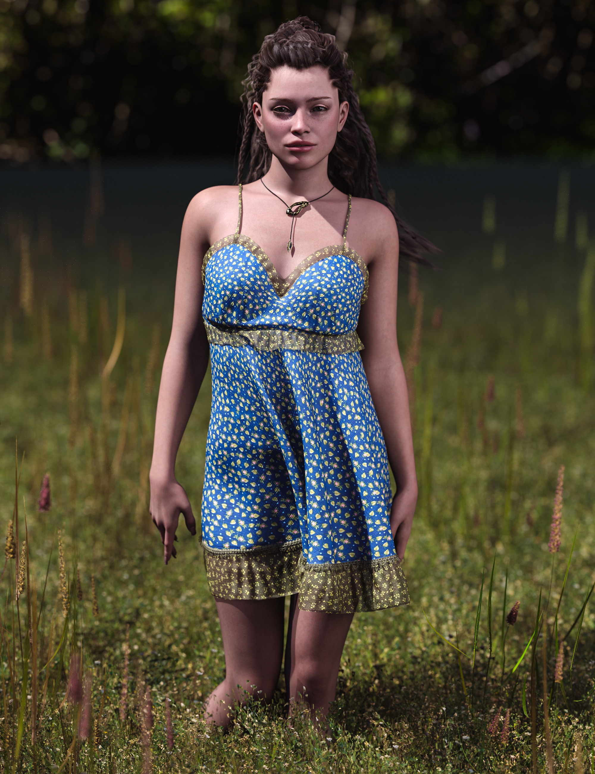 dForce CB Indigo Clothing Set for Genesis 9 | Daz 3D