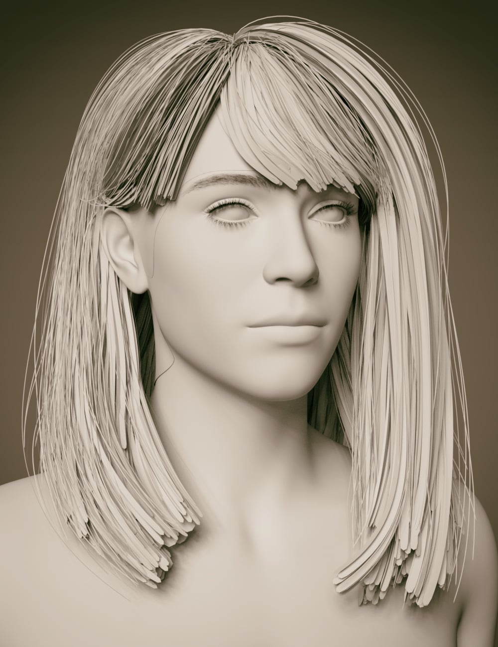 GN Lora Hair for Genesis 9 | Daz 3D