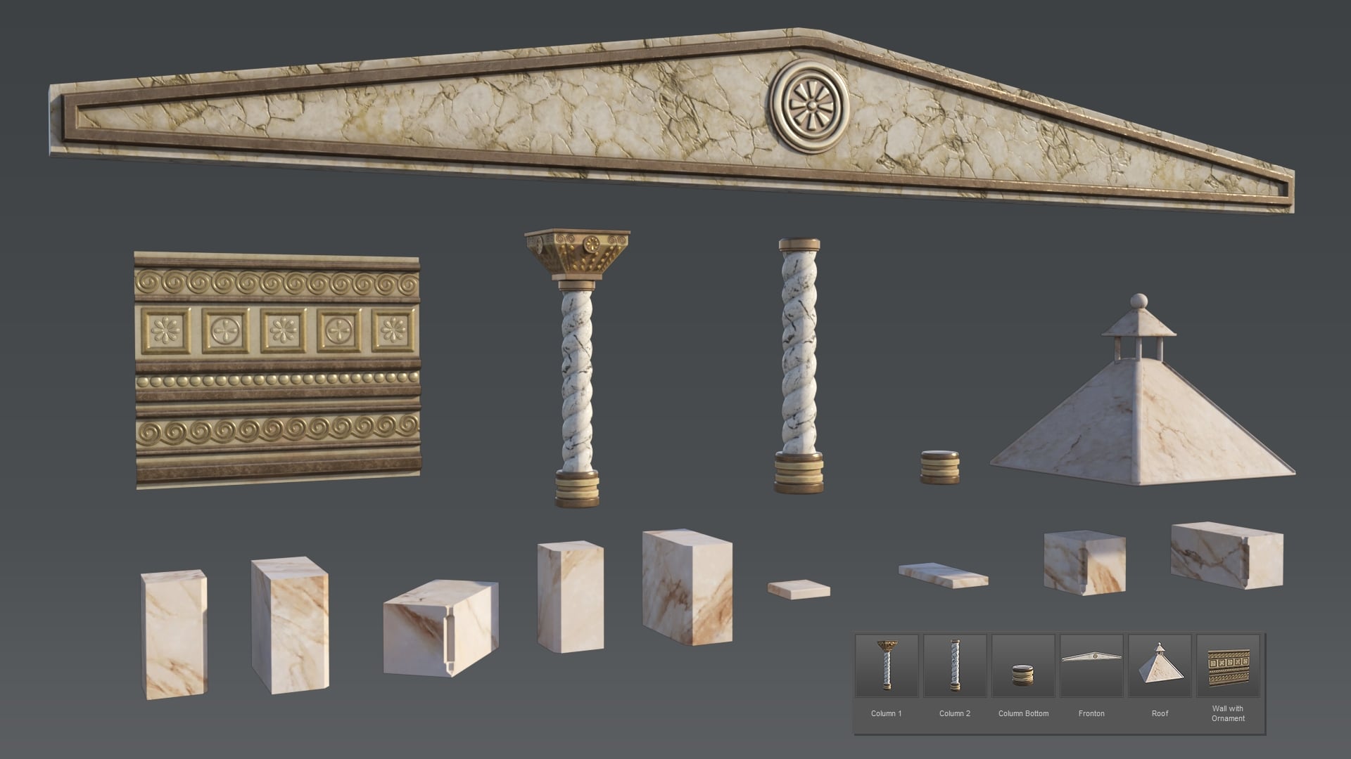 Byzantine Props | Daz 3D