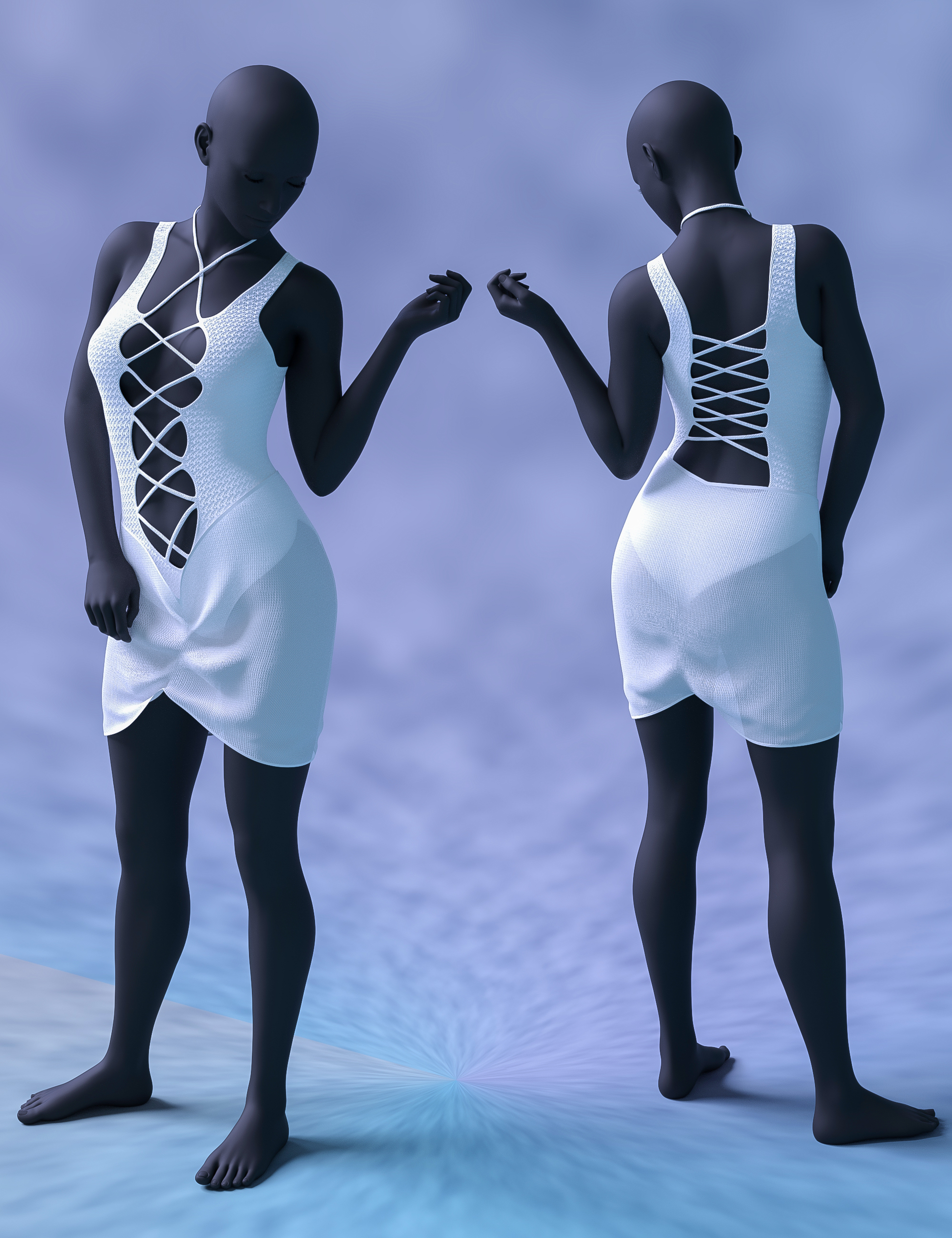 dForce Olivia Swimsuit Outfit Texture Add-On | Daz 3D