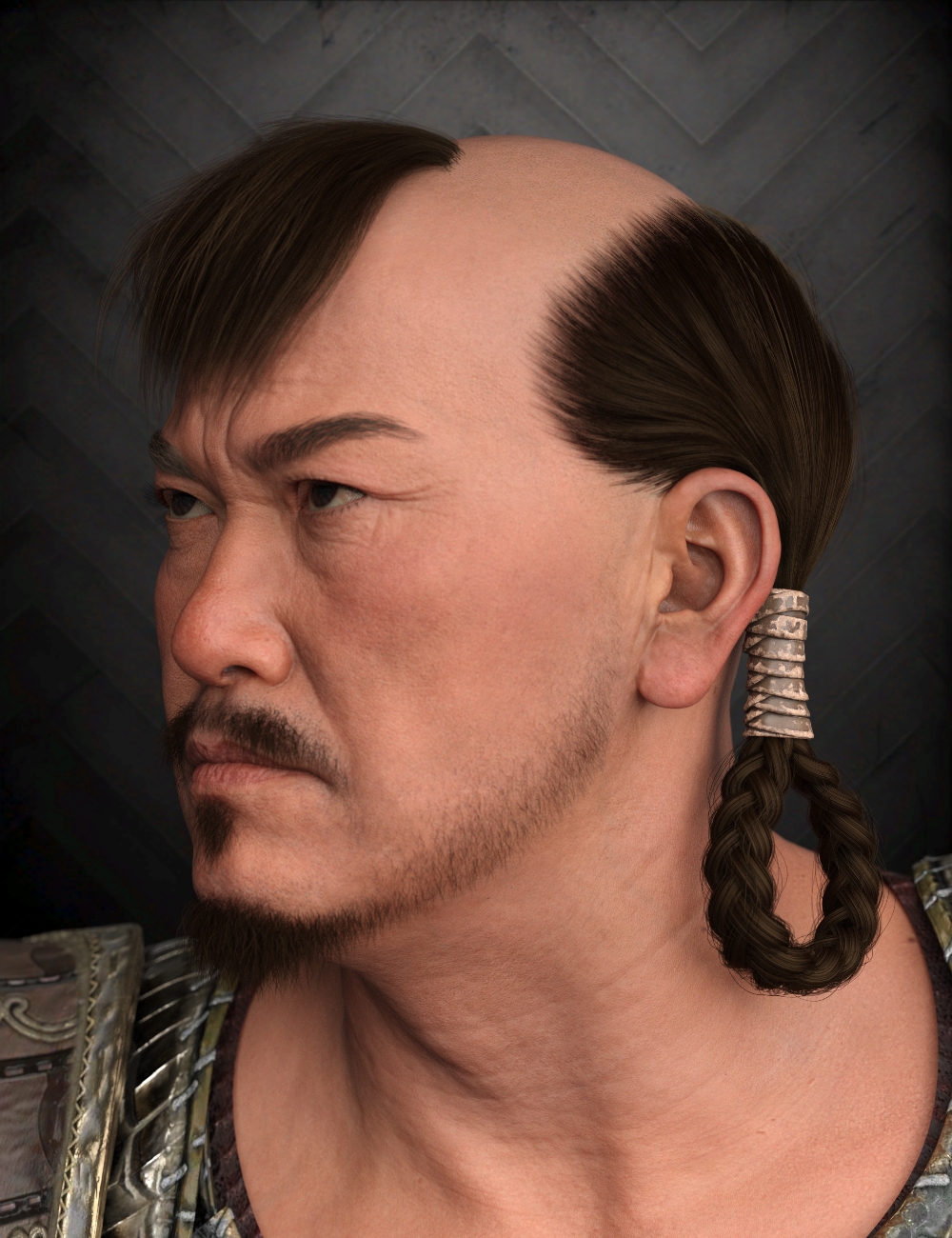 Genghis Hair for Genesis 9 | Daz 3D