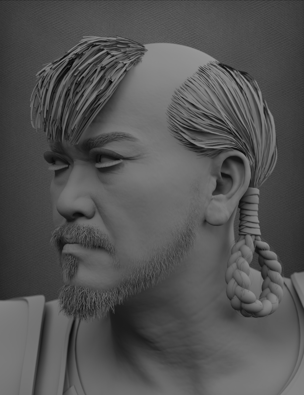 Genghis Hair for Genesis 9 | Daz 3D