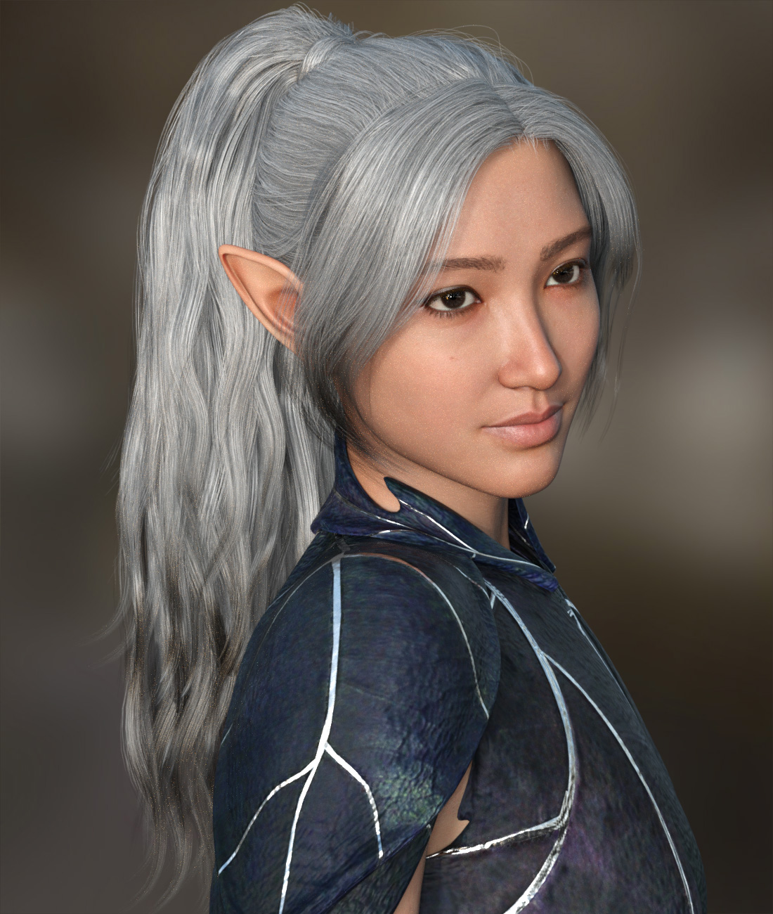 Xiu Lin Hair for Genesis 9 | Daz 3D