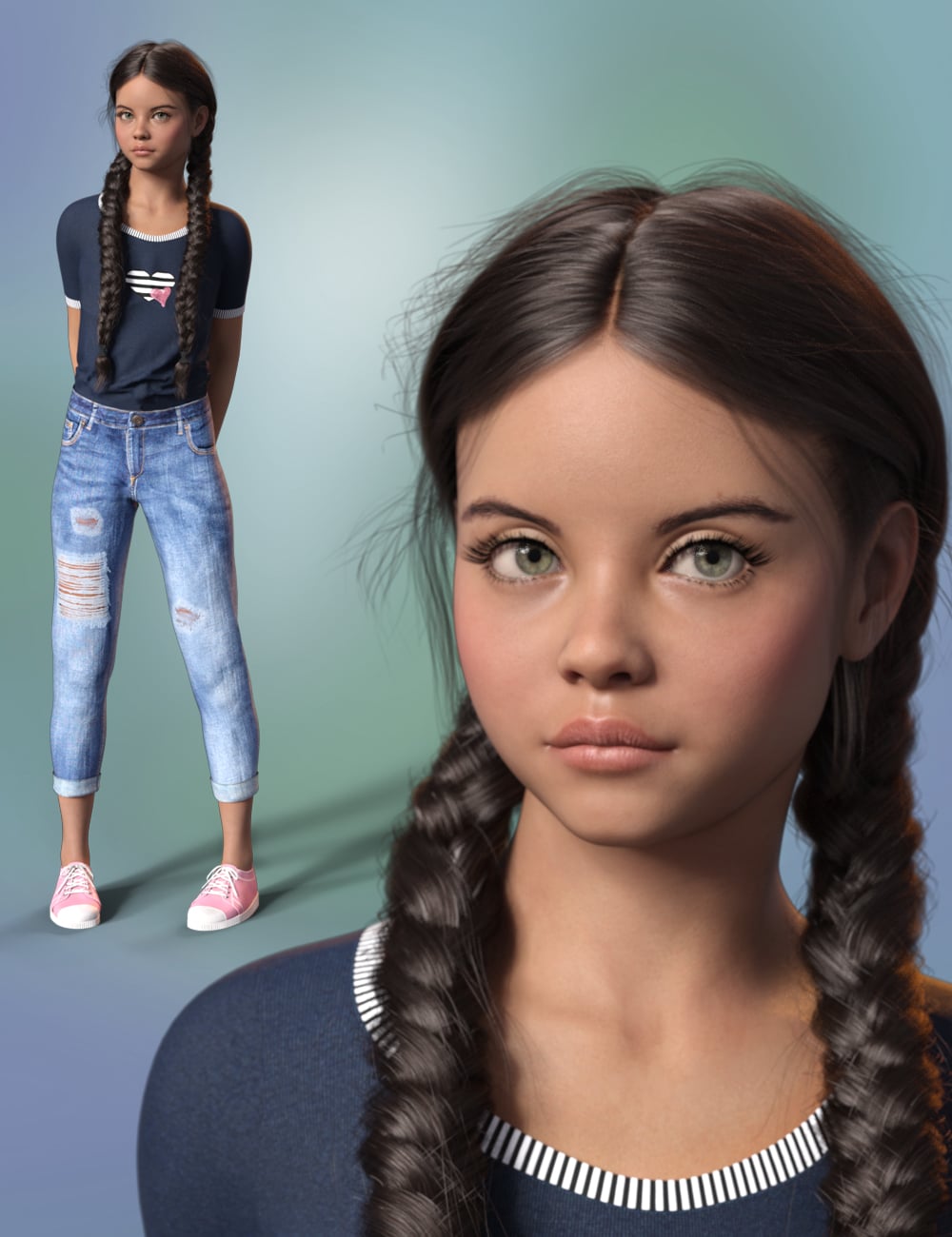 P3D Teenage Shape Set | Daz 3D