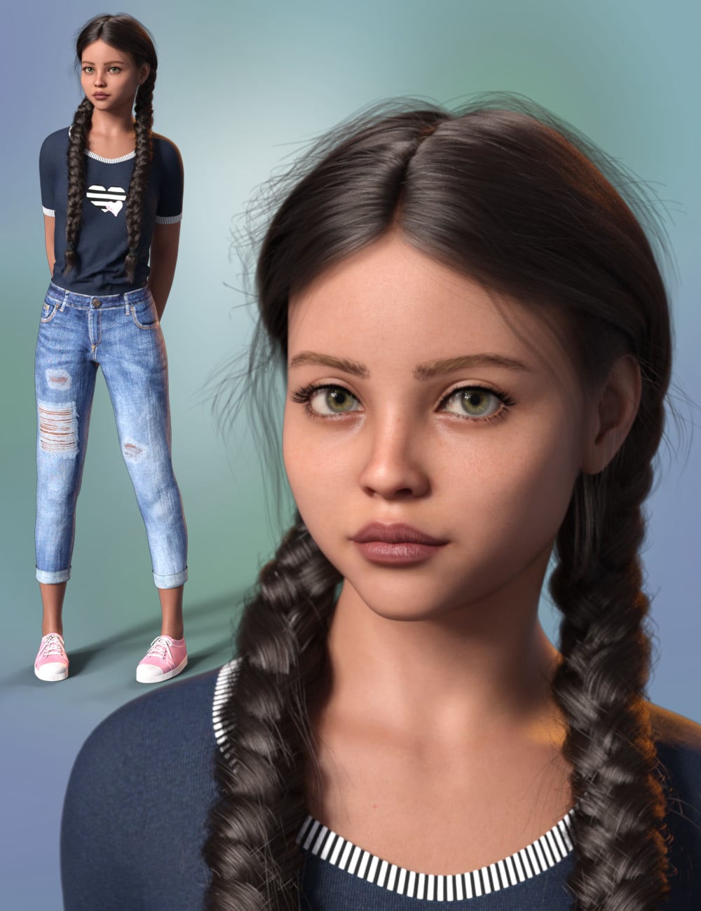 P3D Teenage Shape Set | Daz 3D