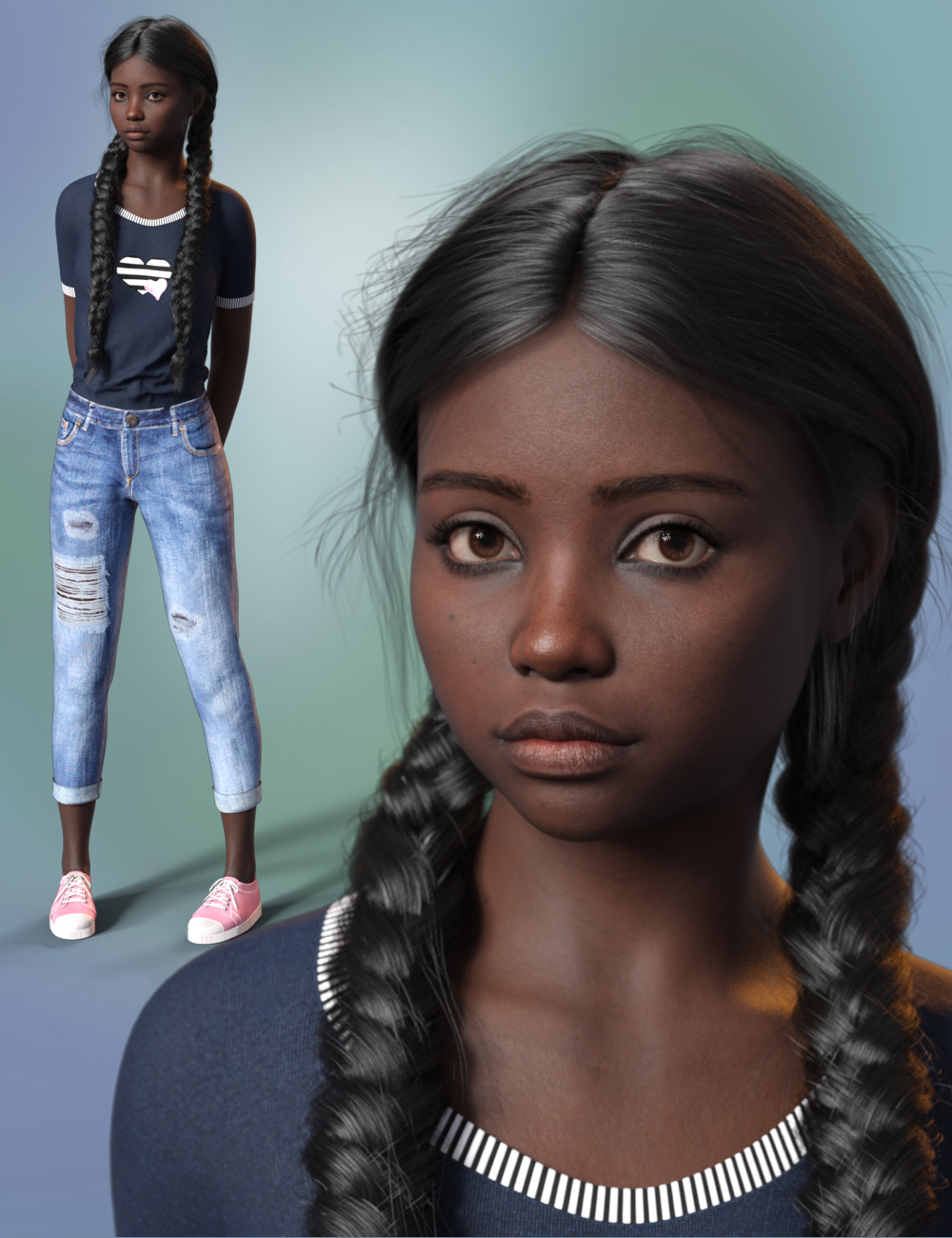 P3D Teenage Shape Set | Daz 3D
