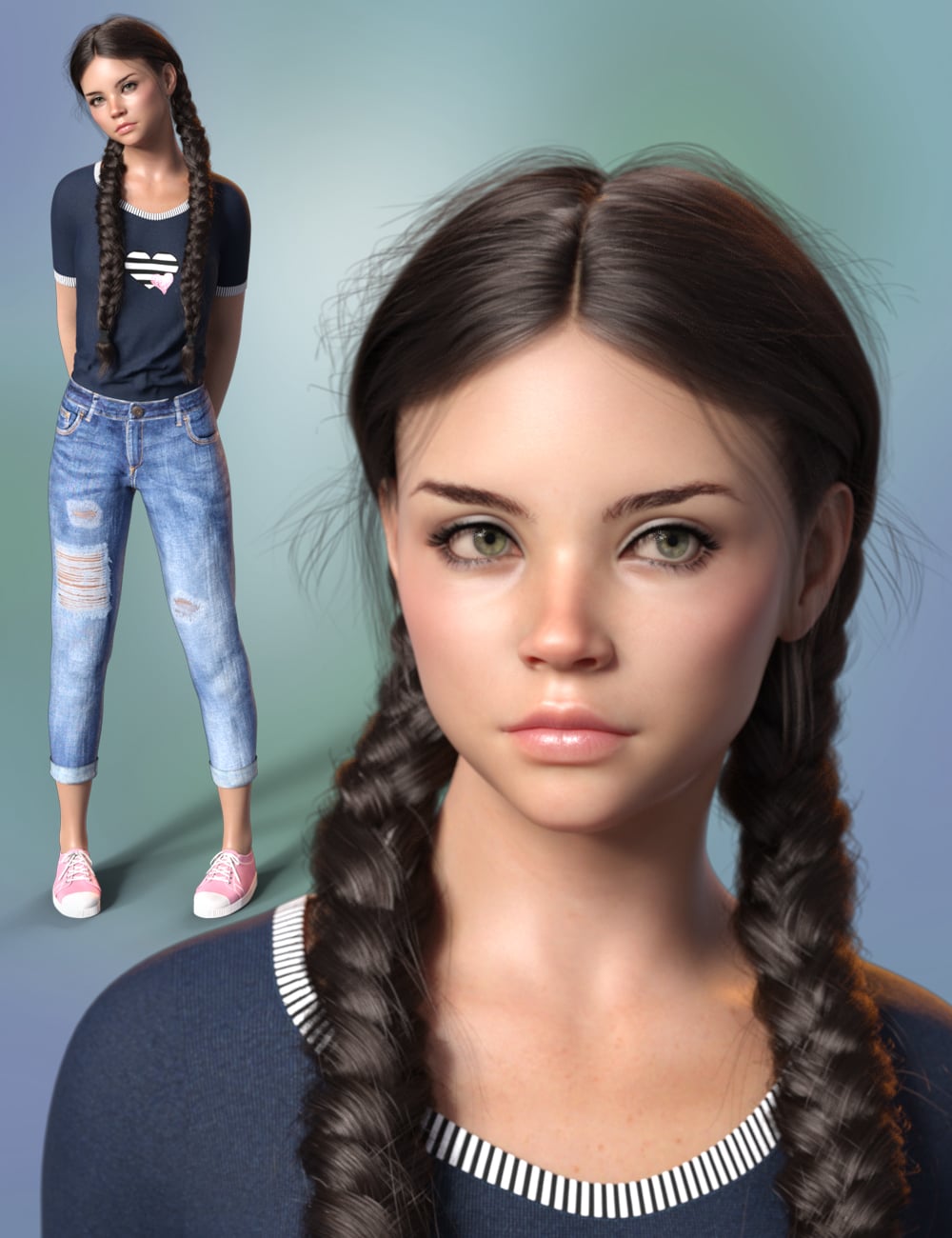 P3D Teenage Shape Set | Daz 3D
