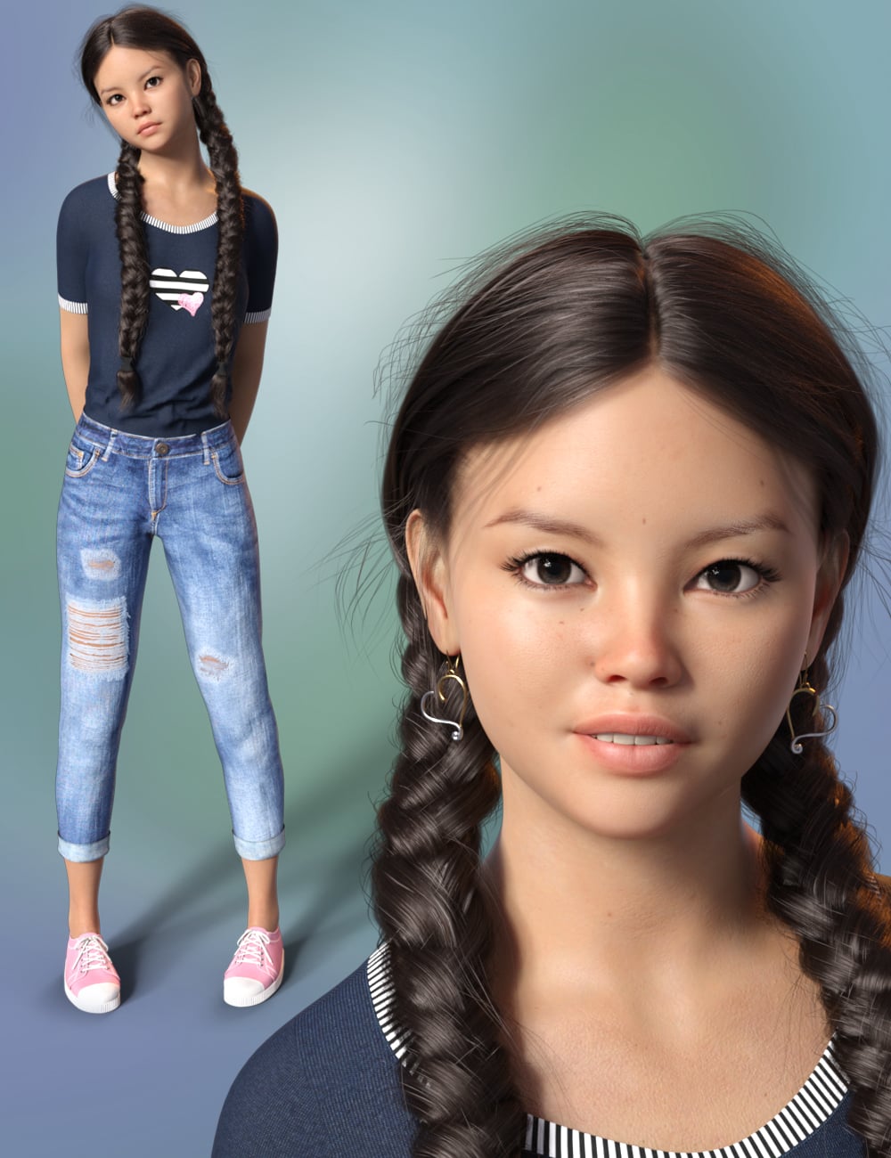 P3D Teenage Shape Set | Daz 3D