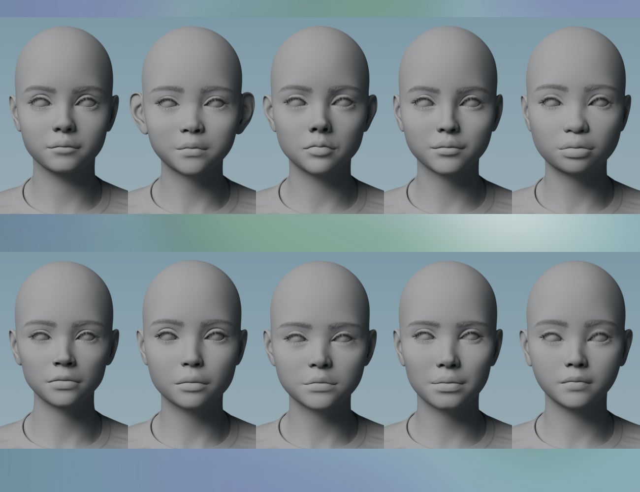 P3D Teenage Shape Set | Daz 3D