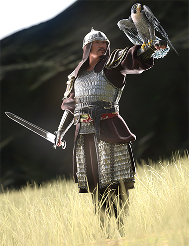 Genghis Battle Poses for Genghis Khan 9 | Daz 3D
