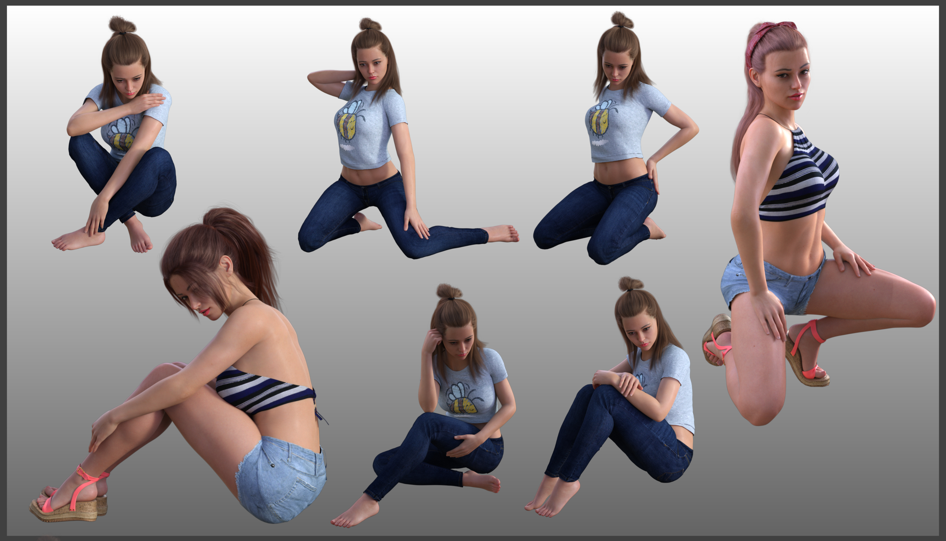 FG Essential Poses for Genesis 8 and 9 | Daz 3D
