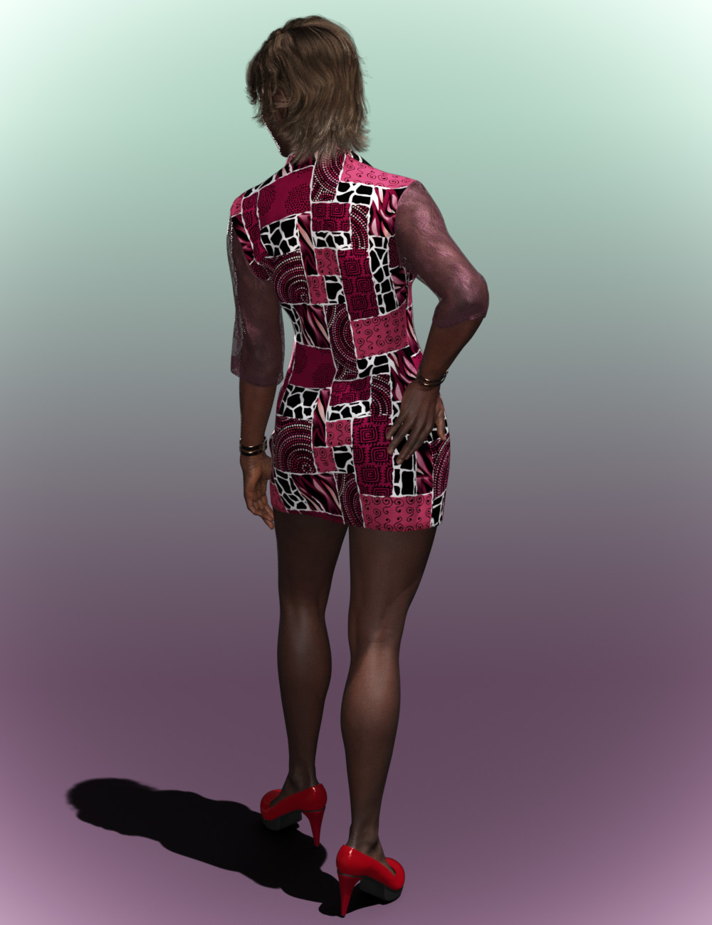 dForce Cocktail Dress for Genesis 9 | Daz 3D