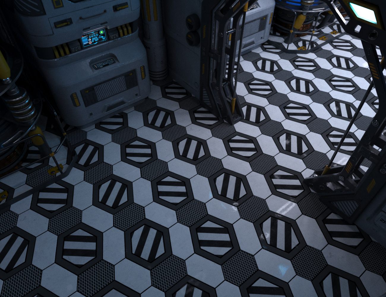Sci-Fi Flooring Iray Shaders Volume 4 | Daz 3D