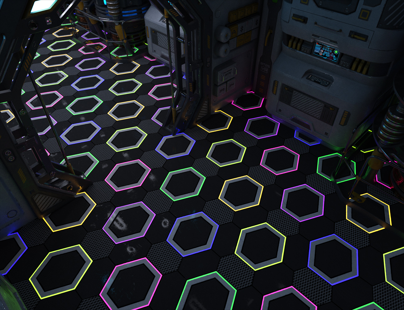 Sci-Fi Flooring Iray Shaders Volume 4 | Daz 3D