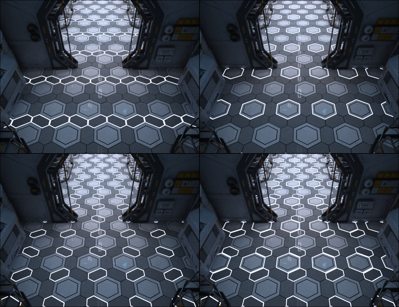 Sci-Fi Flooring Iray Shaders Volume 4 | Daz 3D