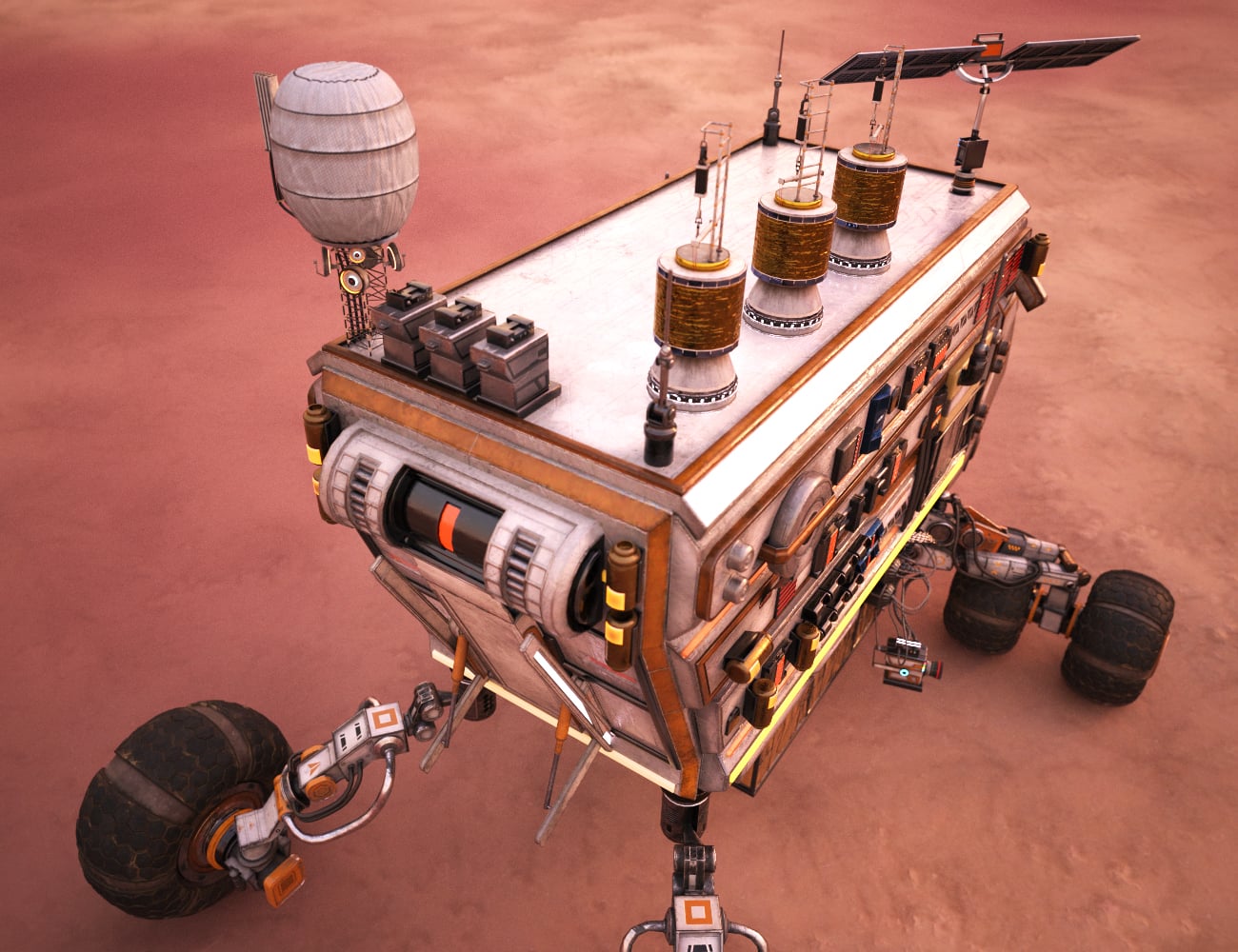 XI Exploration Rover | Daz 3D