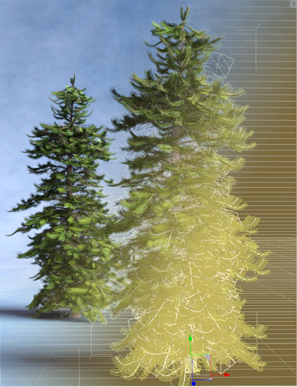 Wollemi Pine Trees - Prehistoric Plants | Daz 3D