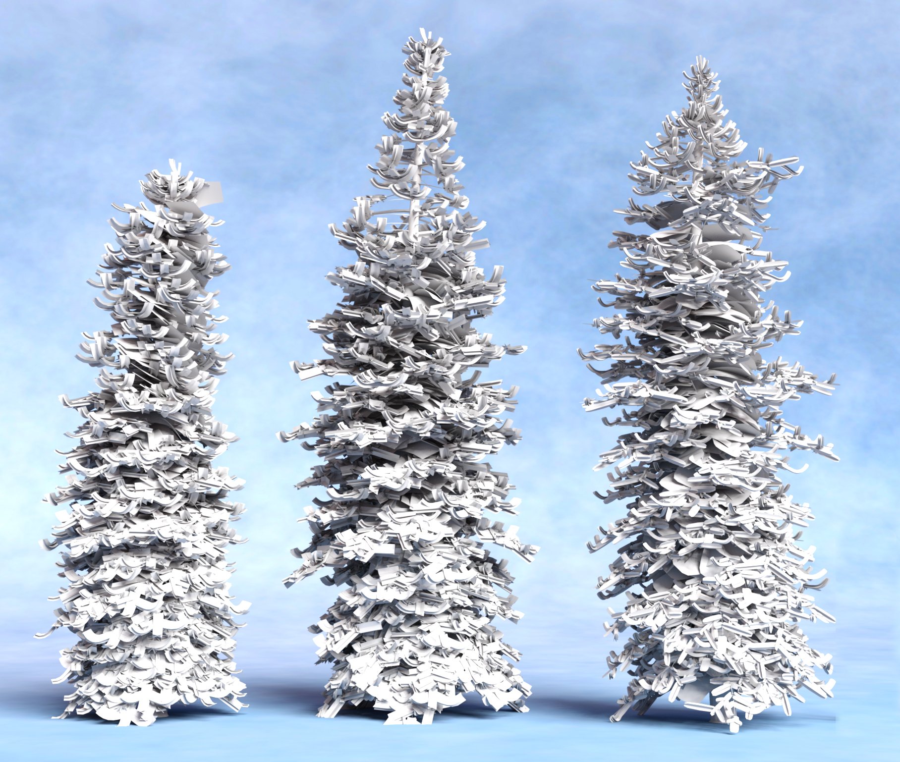 Wollemi Pine Trees - Prehistoric Plants | Daz 3D