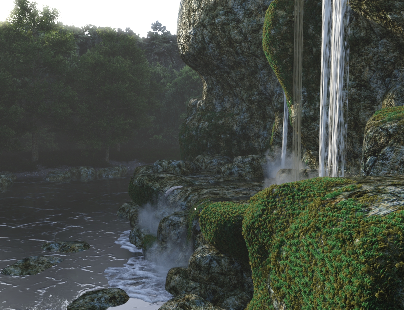 The Waterfall | Daz 3D