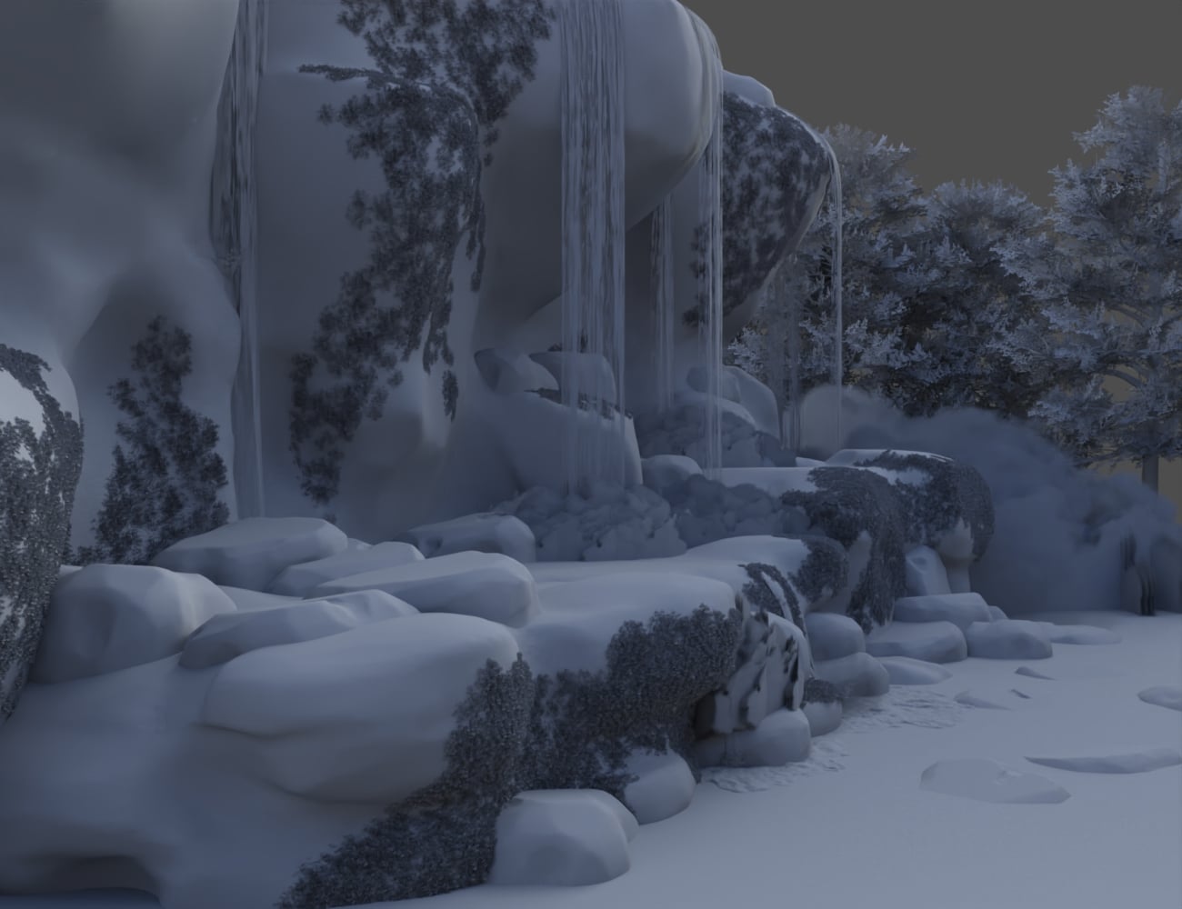 The Waterfall | Daz 3D