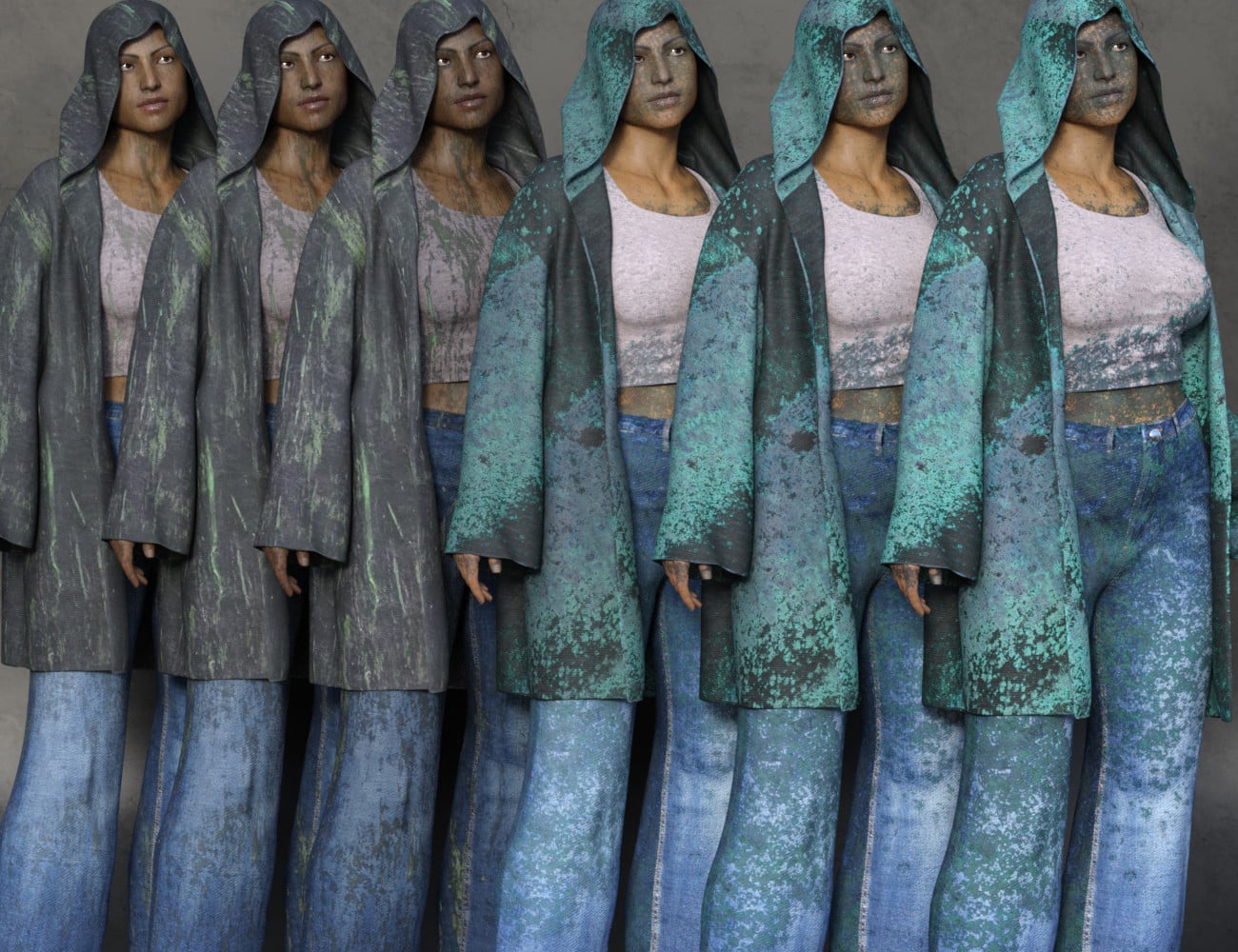 FSL Dirty Overlay Shaders | Daz 3D