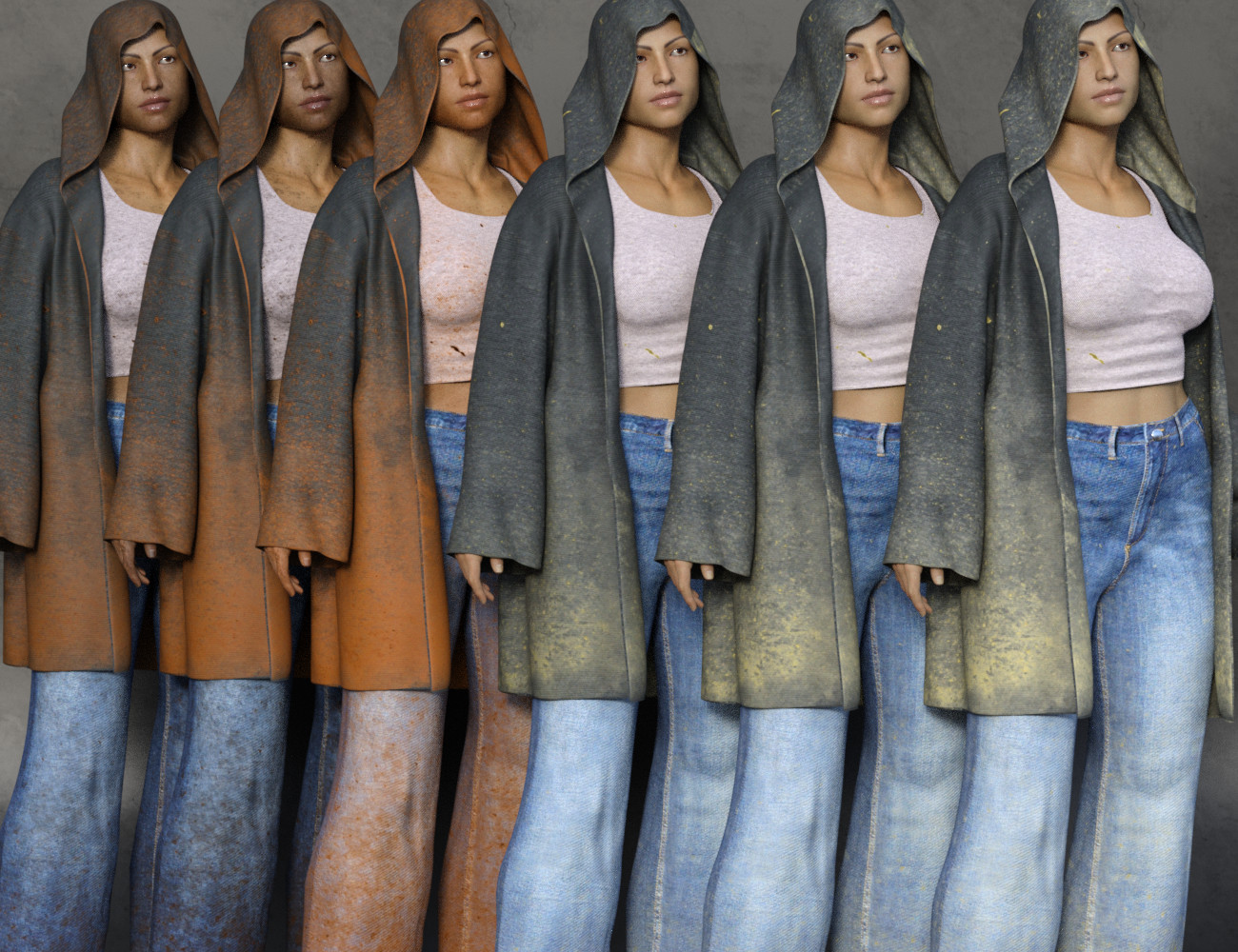 FSL Dirty Overlay Shaders | Daz 3D
