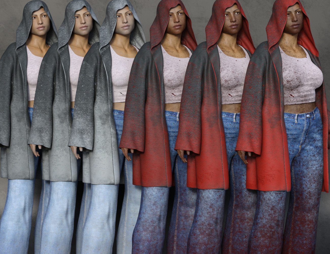 FSL Dirty Overlay Shaders | Daz 3D