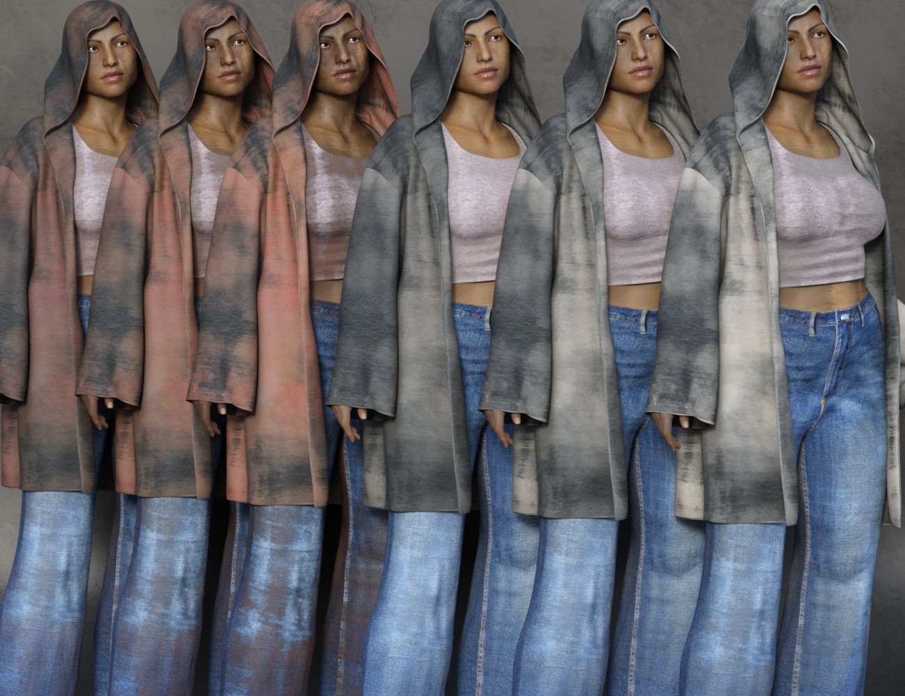 FSL Dirty Overlay Shaders | Daz 3D