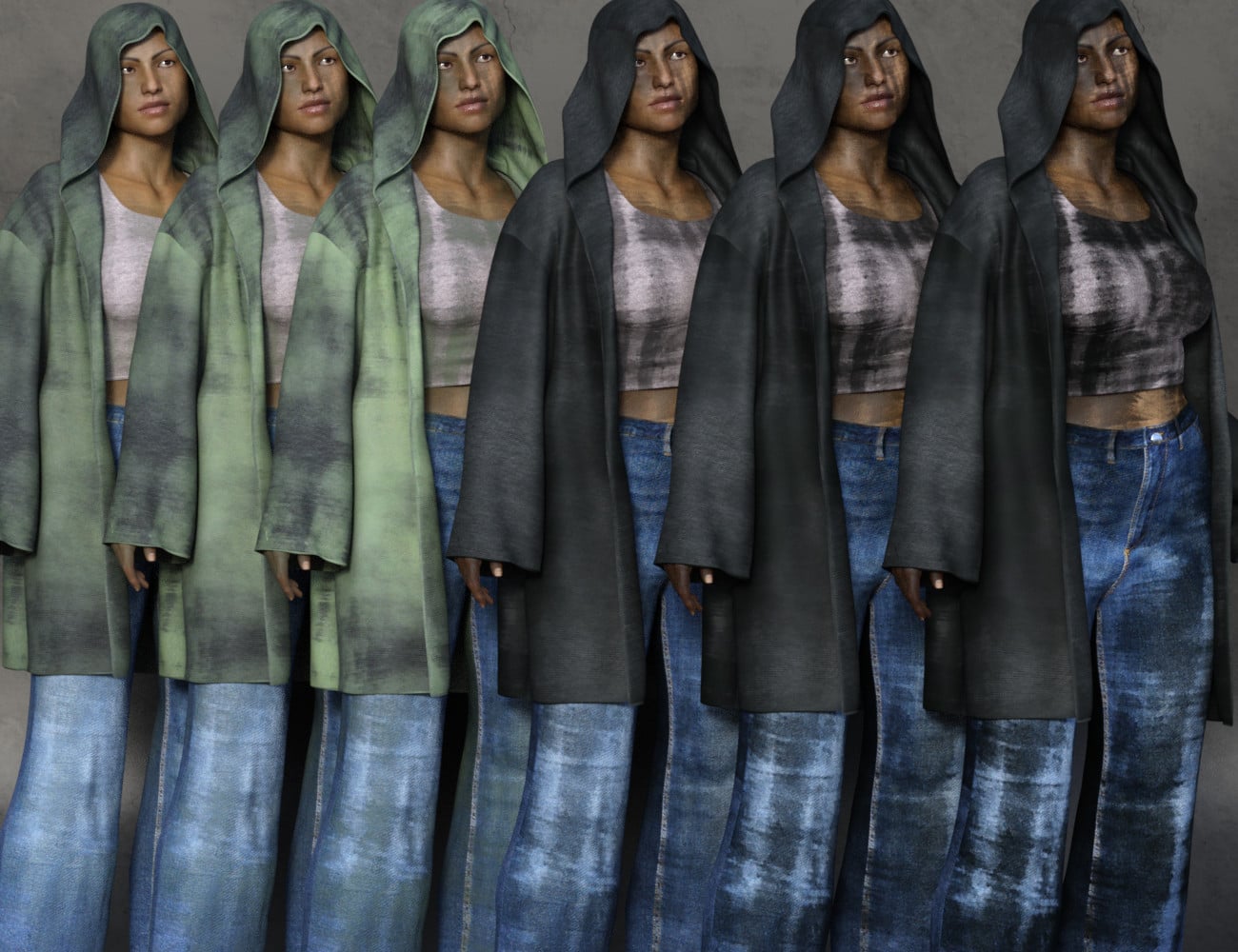 FSL Dirty Overlay Shaders | Daz 3D
