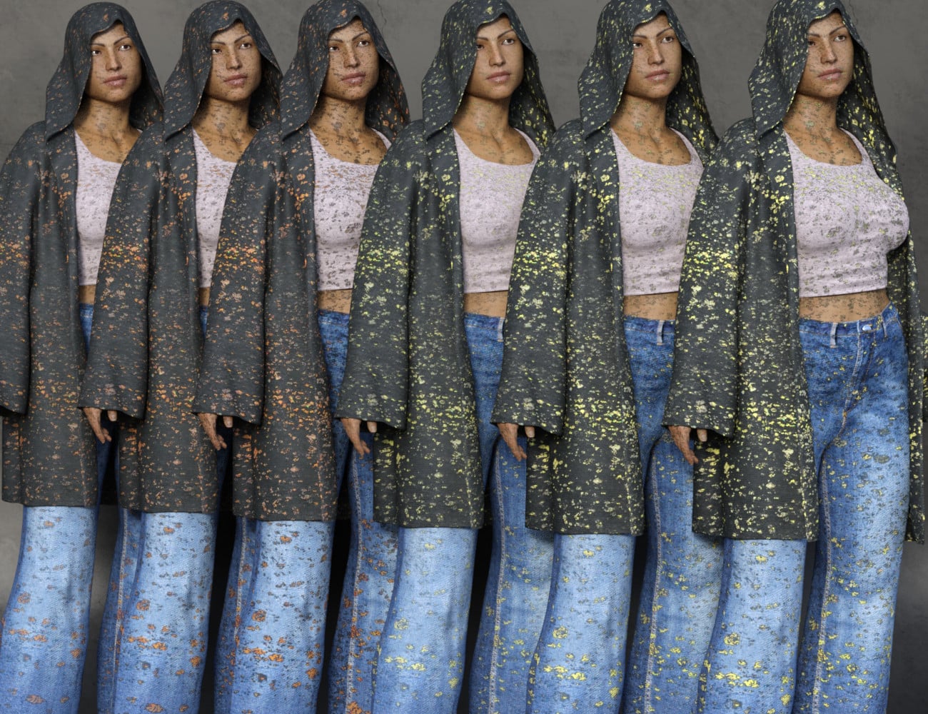 FSL Dirty Overlay Shaders | Daz 3D