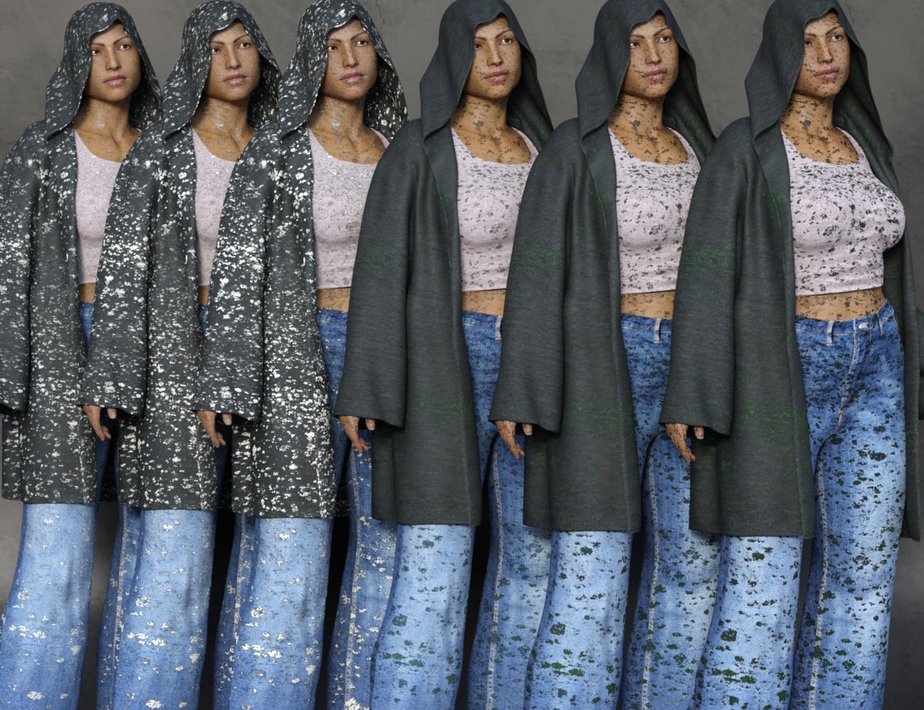 FSL Dirty Overlay Shaders | Daz 3D