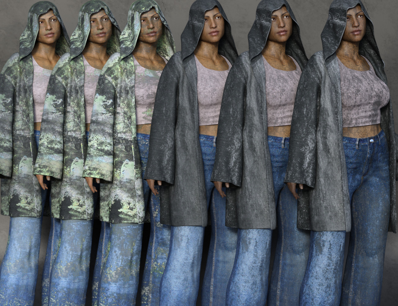 FSL Dirty Overlay Shaders | Daz 3D