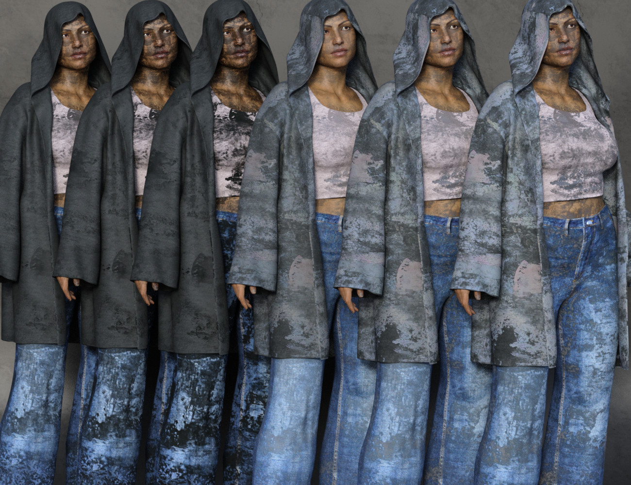 FSL Dirty Overlay Shaders | Daz 3D