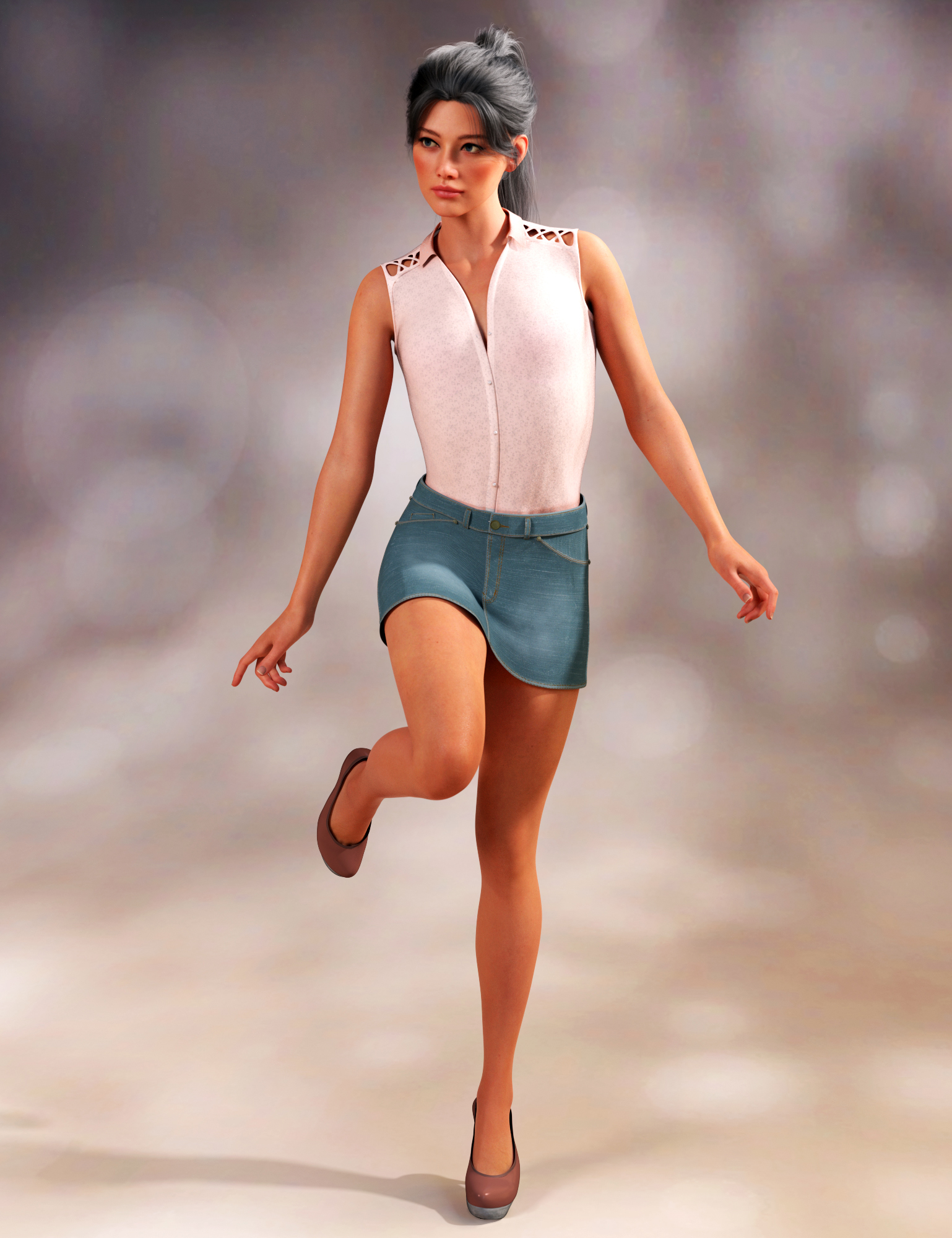 WM Cool Girl Outfit for Genesis 9 | Daz 3D