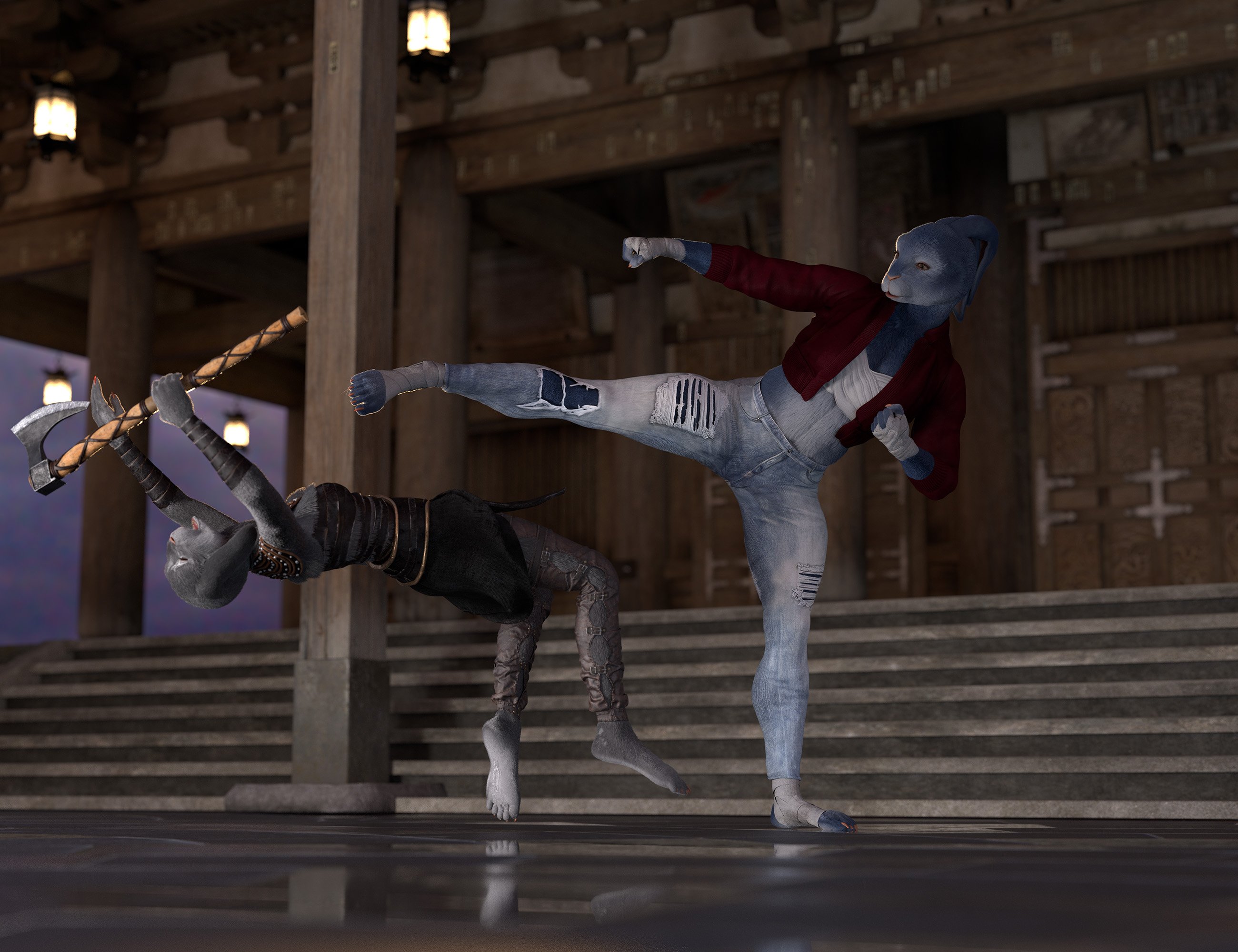 Oso Rabbitfolk for Genesis 9 | Daz 3D