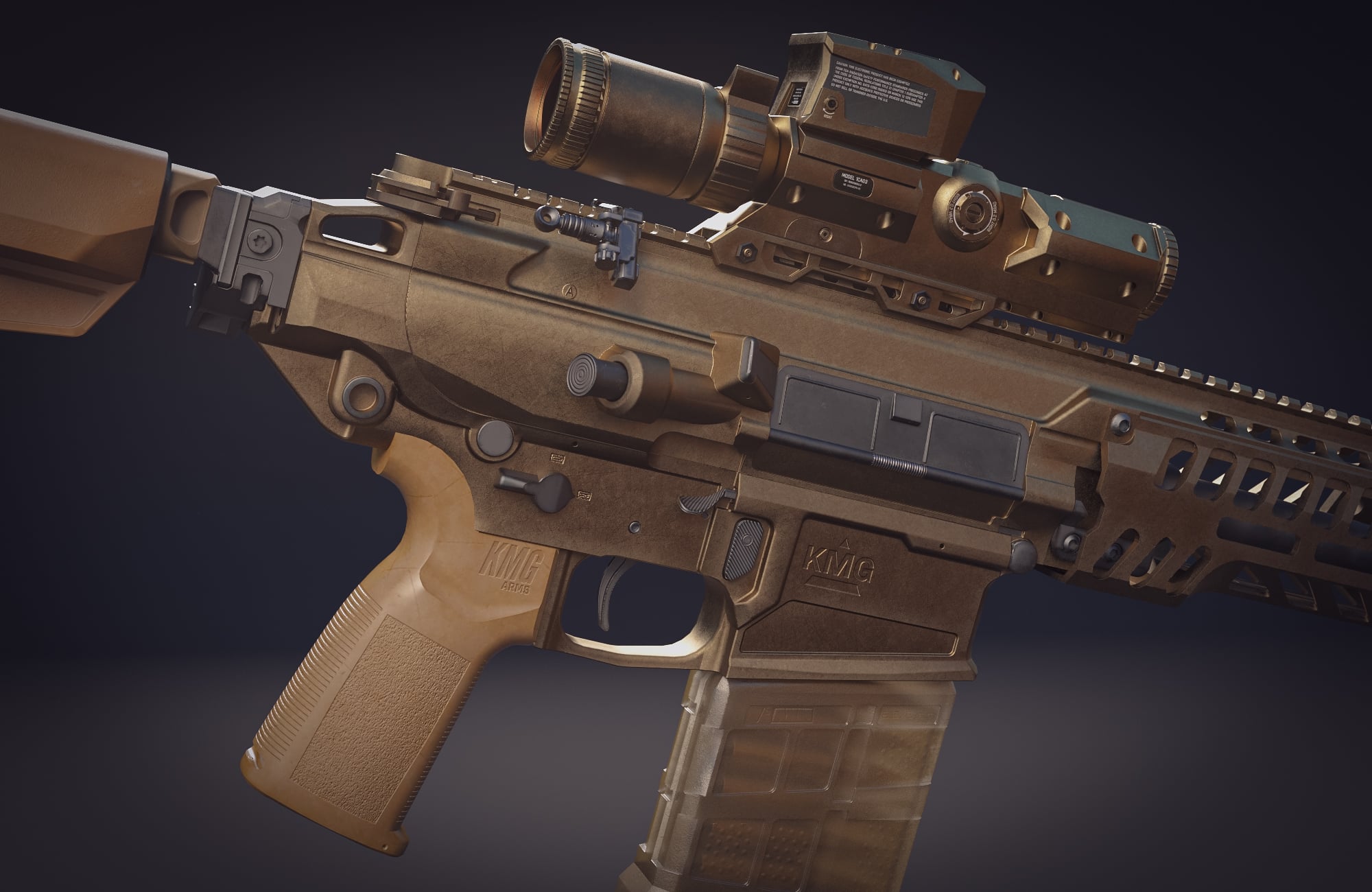 Next Generation Rifle and Accessories | Daz 3D