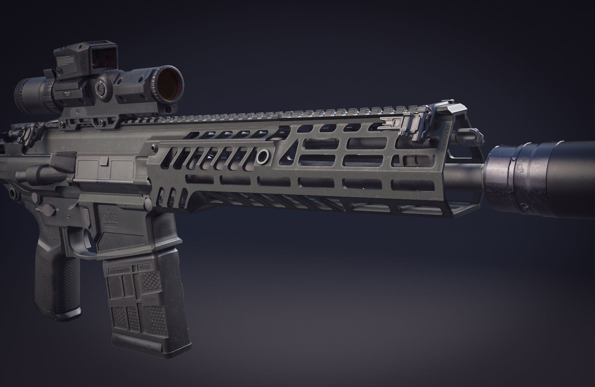 Next Generation Rifle and Accessories | Daz 3D