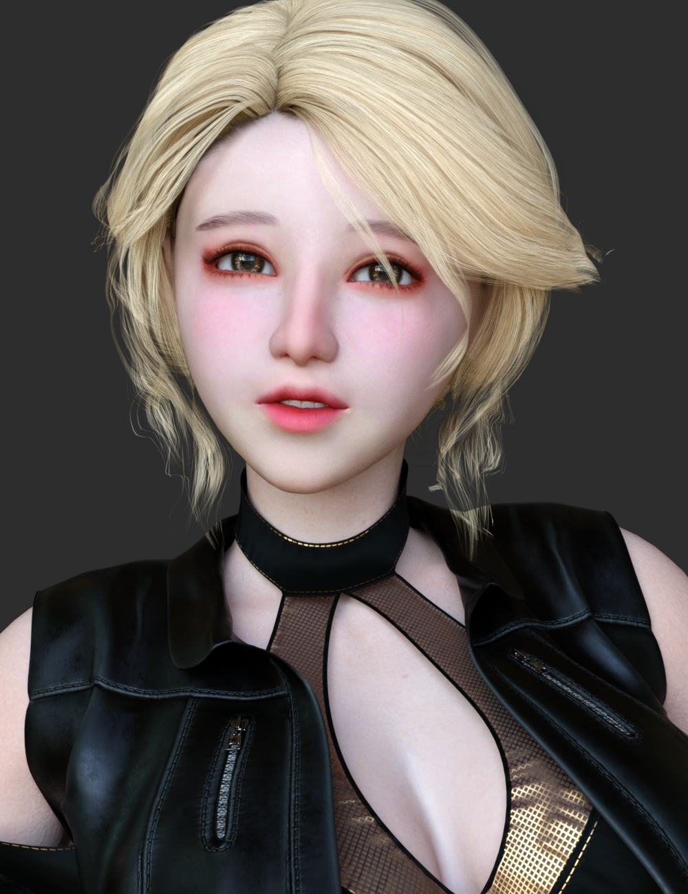 HS Licy Character, Expression, and Hair Bundle | Daz 3D